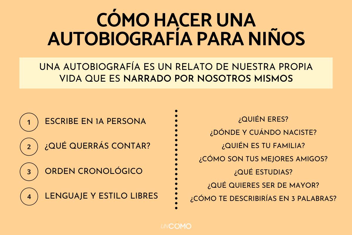 Las autobiografías se escriben en primera o tercera persona