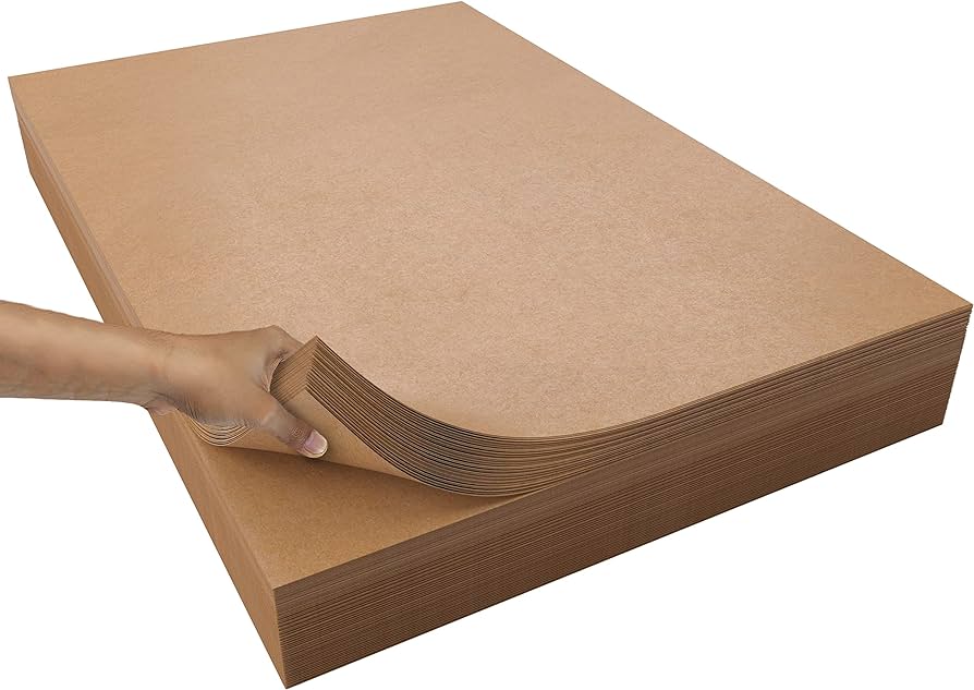 Cómo se llama el papel café grueso: Papel Kraft