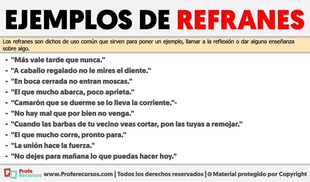 Qué significan y cuándo se usan estos refranes populares